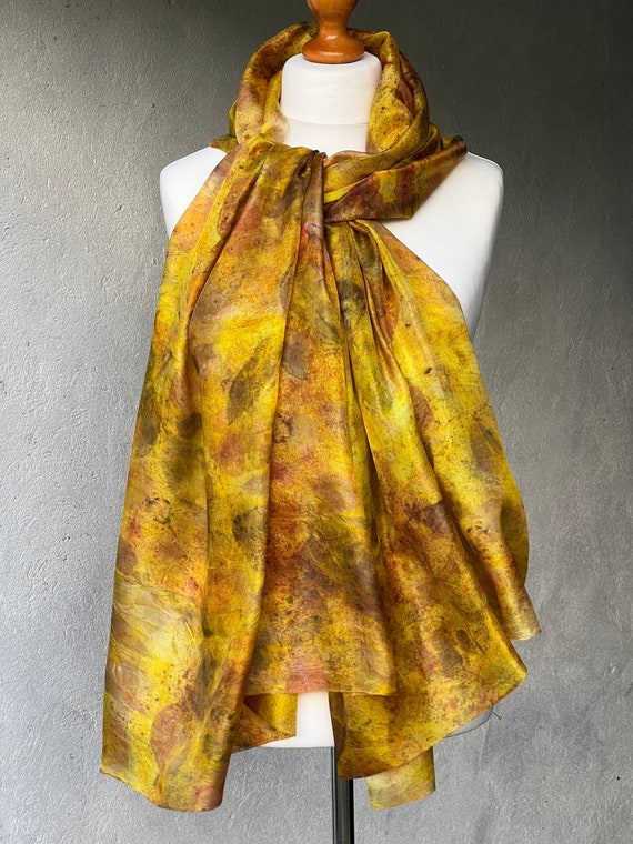 Printed silk shawl store