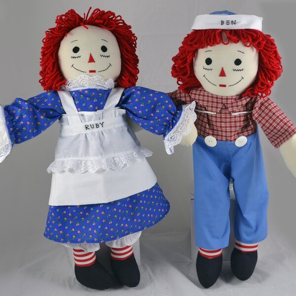 Raggedy Ann Doll - Etsy