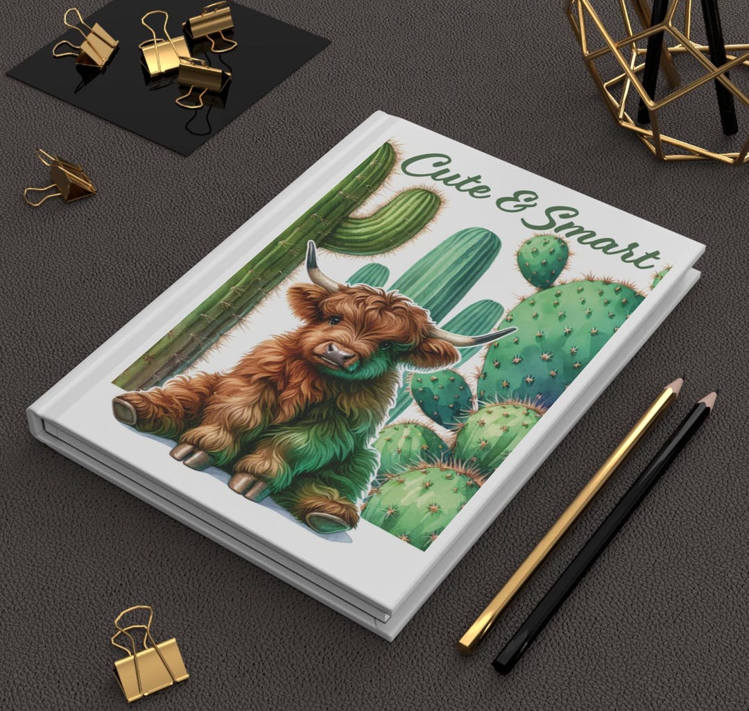 Cute & Smart Highland Cow Journal, Perfect for Nature Lovers, Gifts for ...