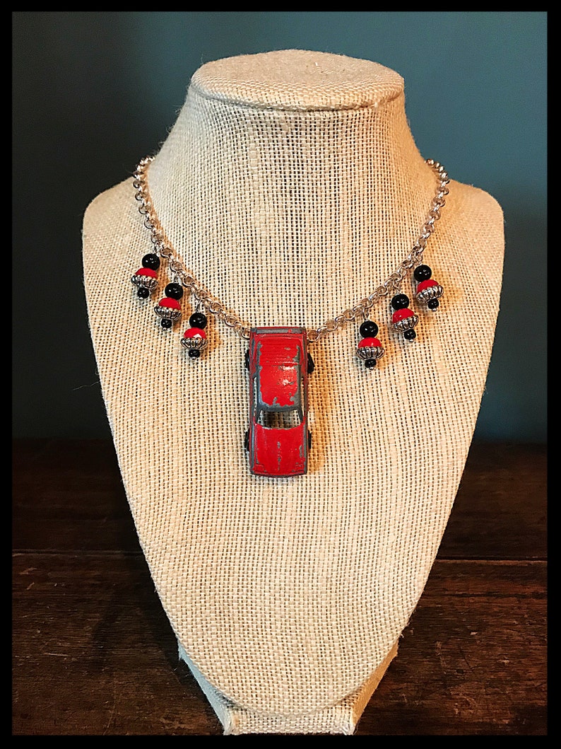Vintage Toy Car Necklace - Etsy