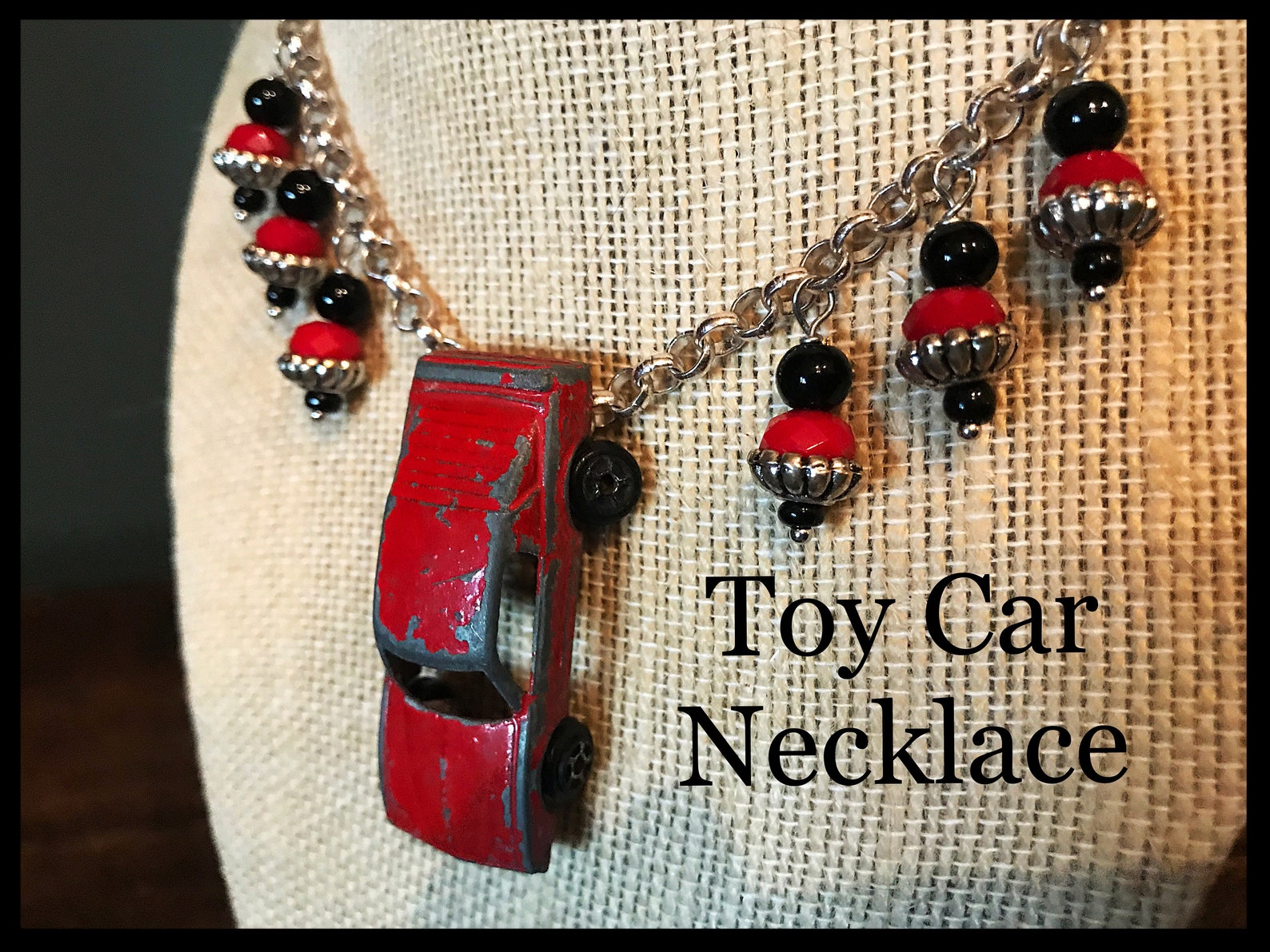 Vintage Toy Car Necklace - Etsy