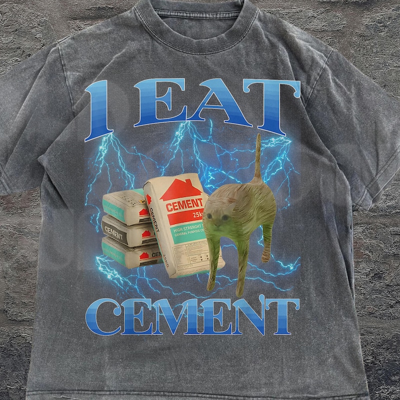 I Eat Cement Shirt - Etsy