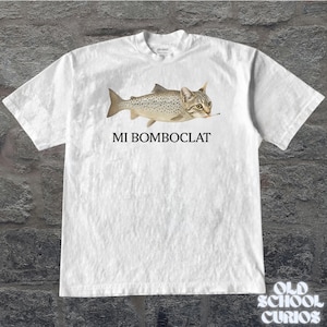 Bomboclat Fish Cat Meme Vintage Style Shirt, Funny Fish Tee, Mi ...