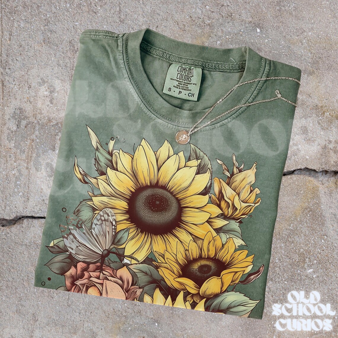 Sunflower 90s Vintage Style Shirt, Retyro Floral Tee Shirt, Flower ...
