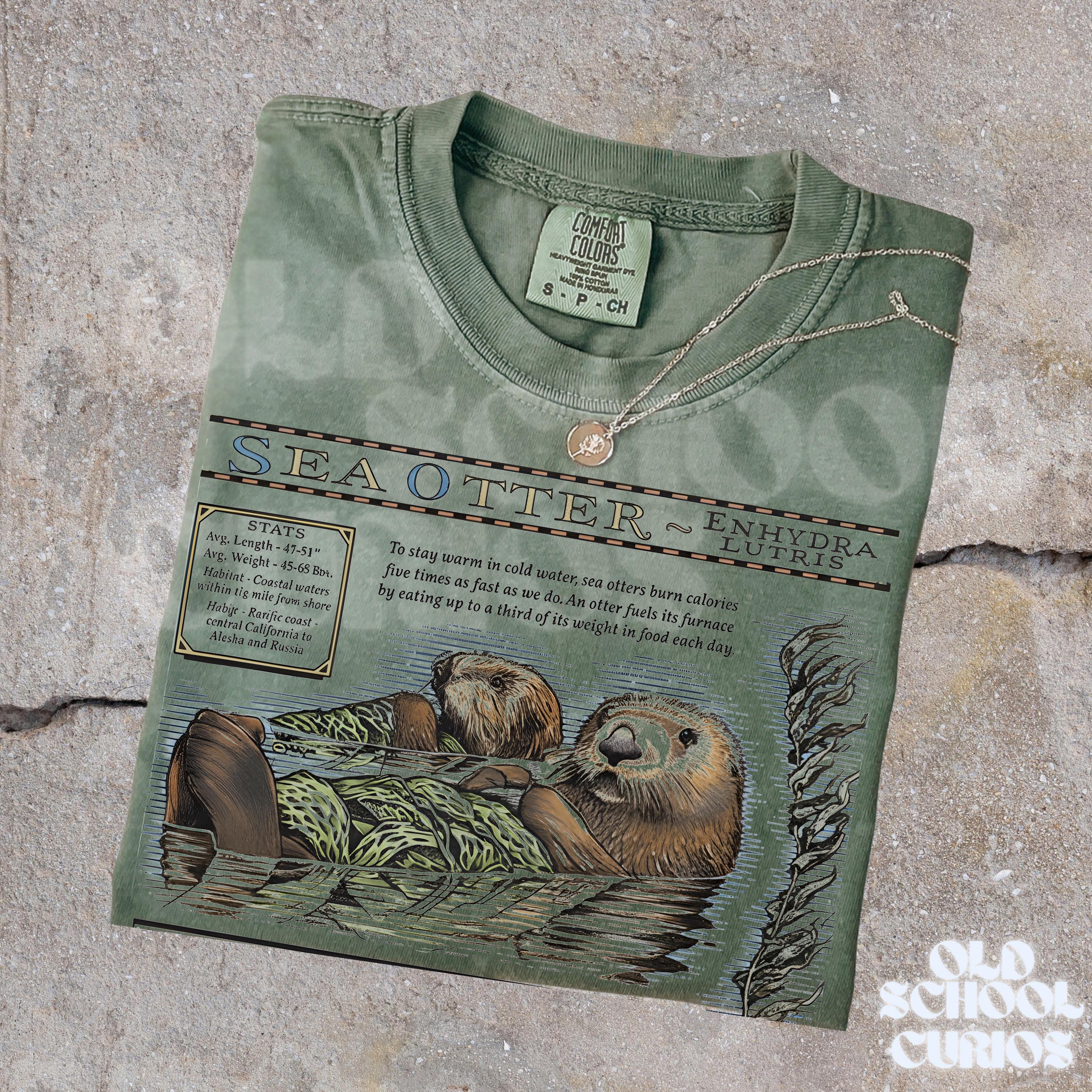 Comfort Colors® Vintage Replica Otter Shirt, Monterey Bay Aquarium ...