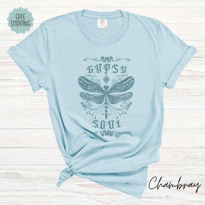 Gypsy Soul Shirt Boho Gypsy Shirts Woman Gypsy Free Spirit T - Etsy