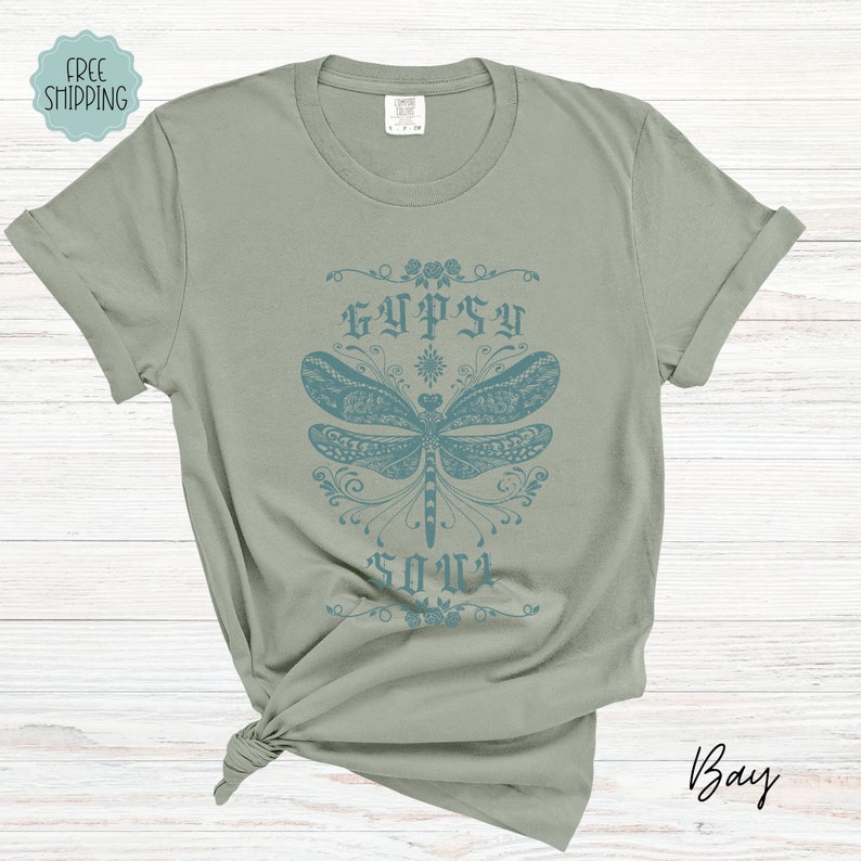 Gypsy Soul Shirt Boho Gypsy Shirts Woman Gypsy Free Spirit T - Etsy