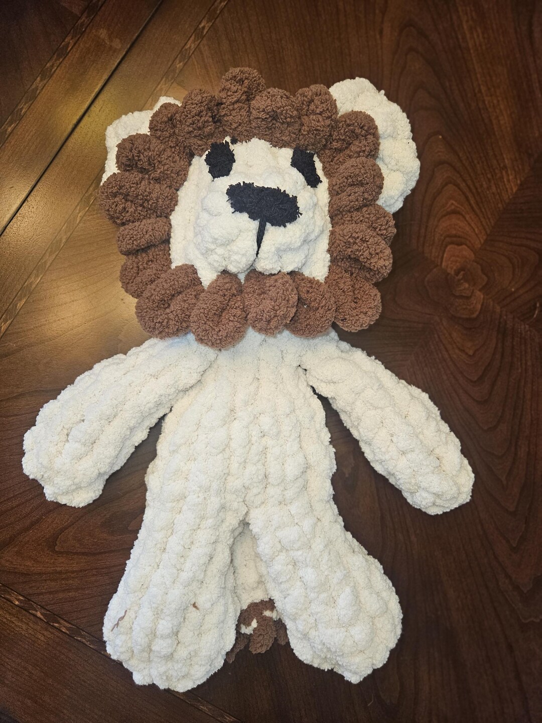 Plushie Lion Hand Knitted With Chunky Yarn - Small - Etsy