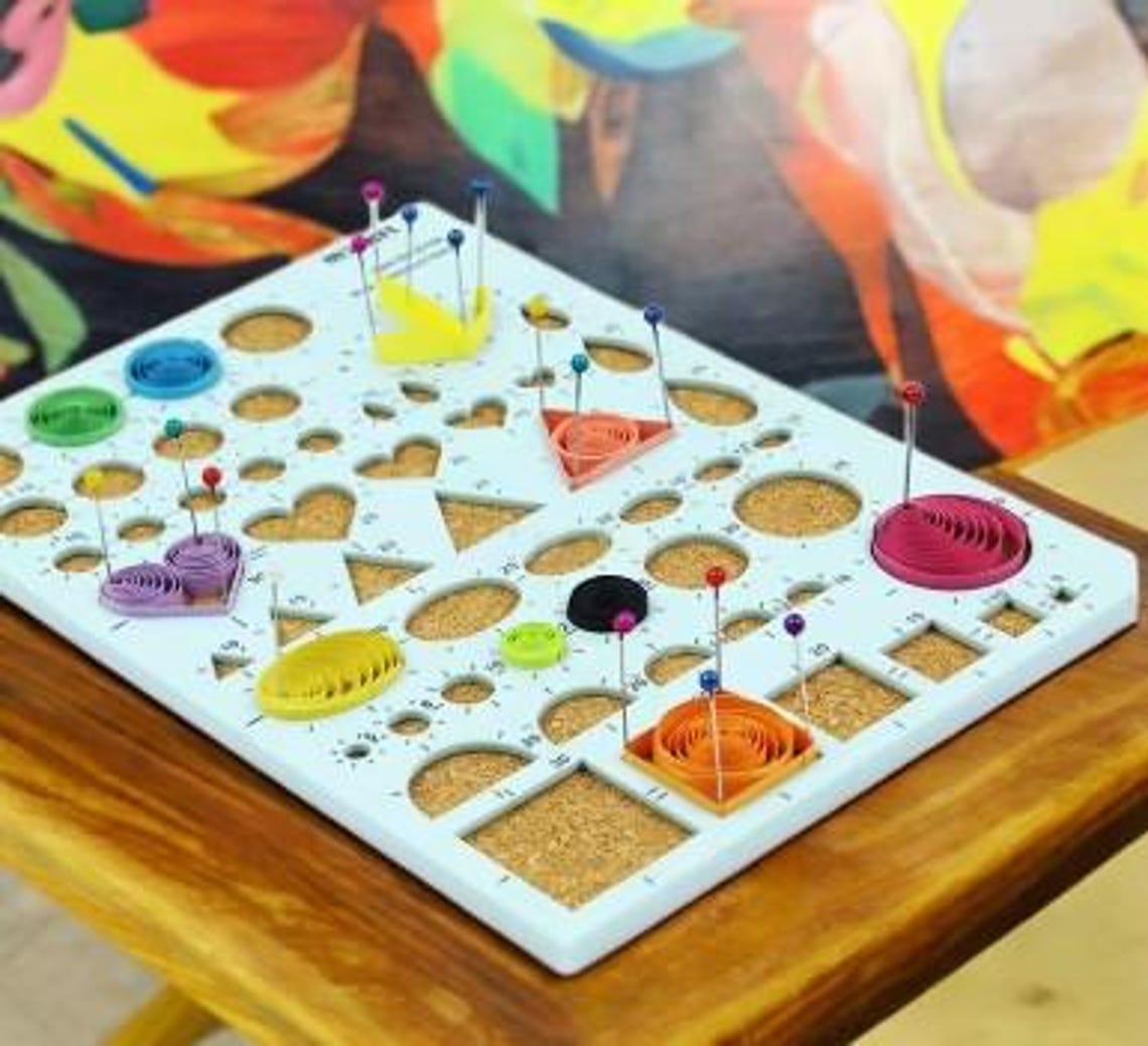 1 Quilling Board Corkboard Template Paper Quilling Tool Paper-scrolling ...