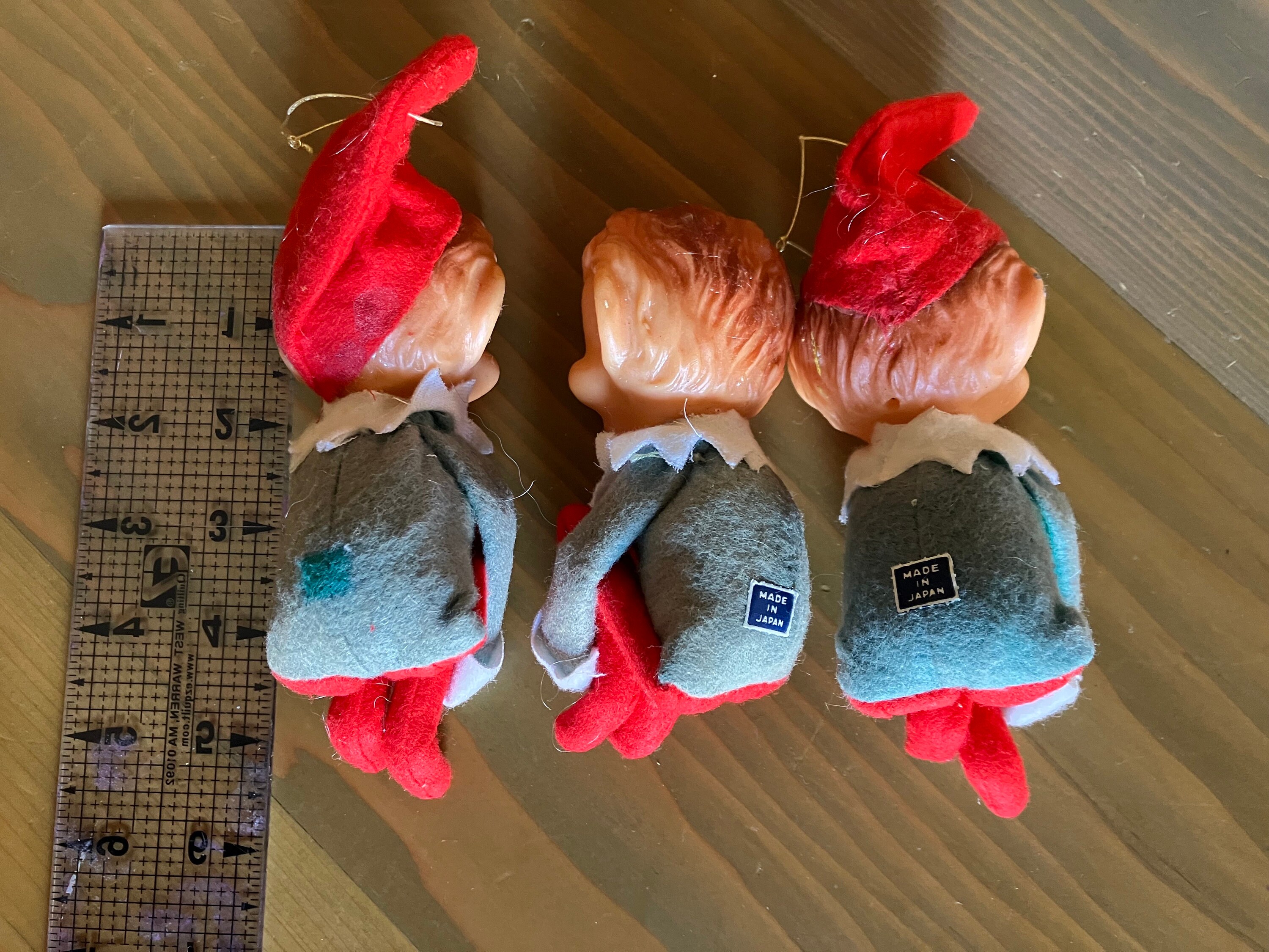 Three Vintage Knee Hugging Elf on a Shelf Elves Made in Japan - Etsy