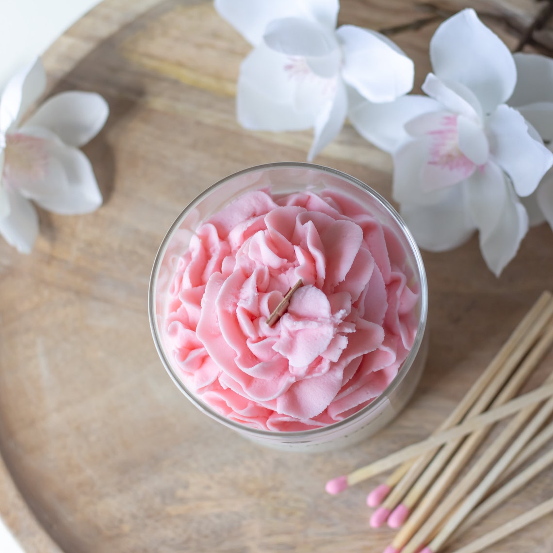 Dessert Candle Sweet as Pie: Magnolia, Peony, Cherry Blossom Scent ...