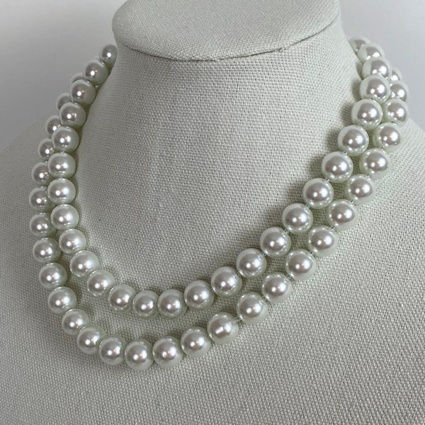 Double Strand Pearls - Buy Online - Etsy