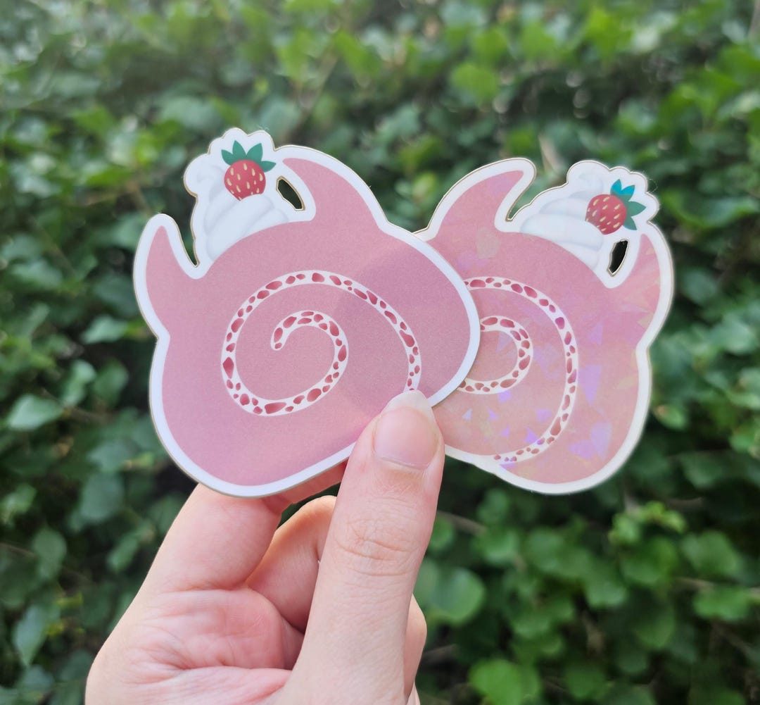 Bippy Cake Roll Vinyl Sticker (2.5") - Etsy