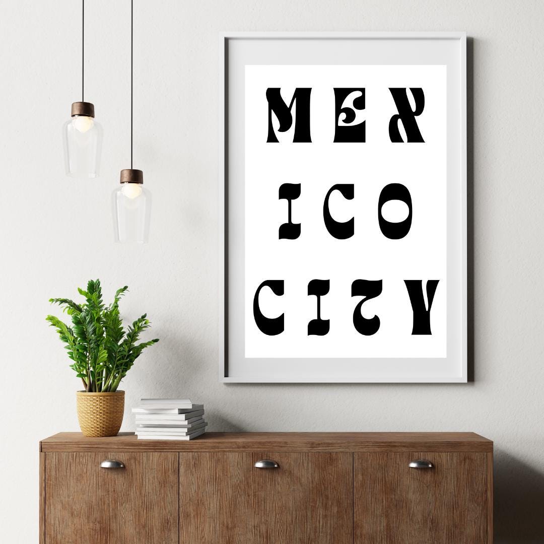 Mexico City Wall Art Digital Print Angel De La Independencia Zocalo ...