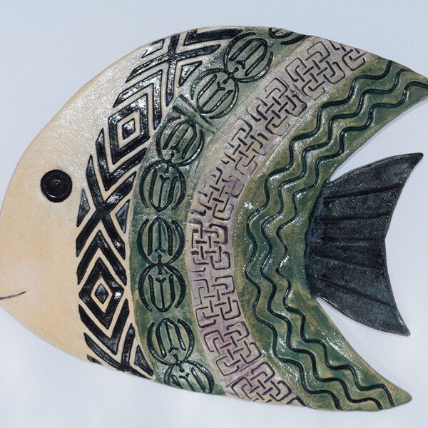 Pottery Fish - Etsy