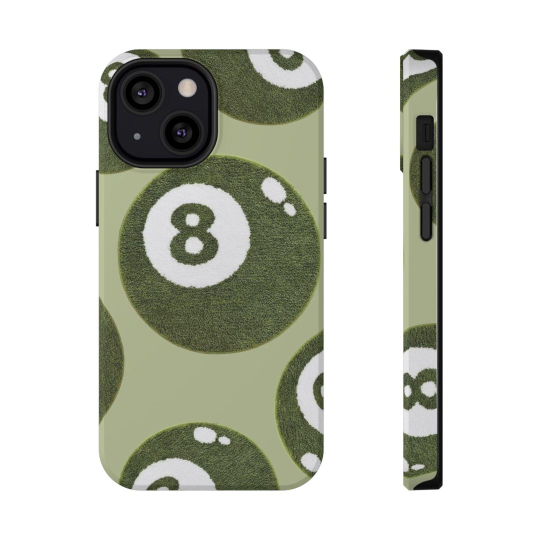 Magic 8 Ball Billiard Green 8 Ball Phone Case Cool Retro Design, Unique ...