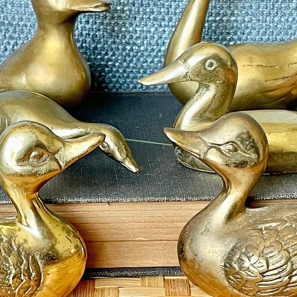 Brass Ducks - Etsy