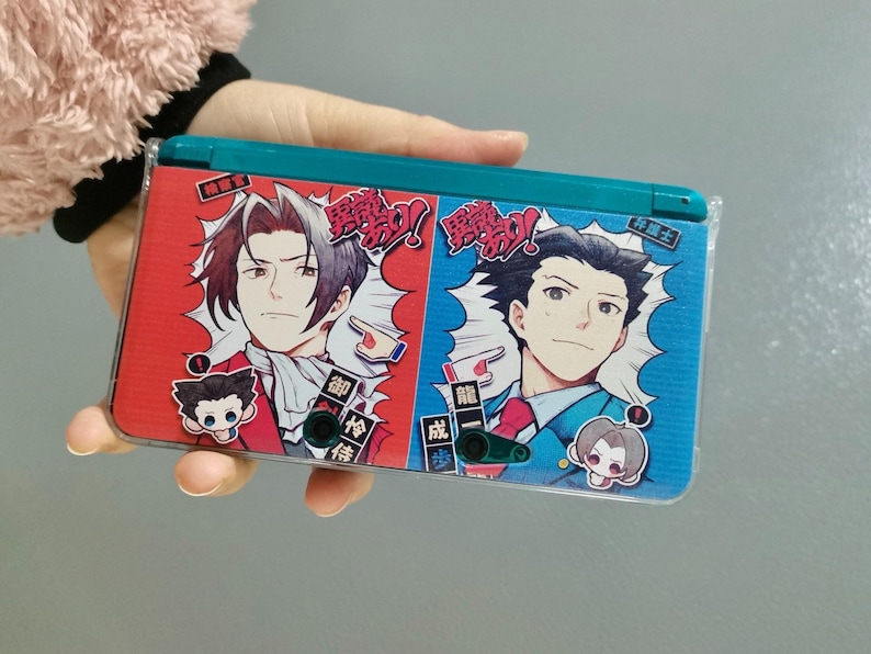 DIY Ace Attorney 3ds Nds Case Full Model Series, Anime Cartoon Handmade ...