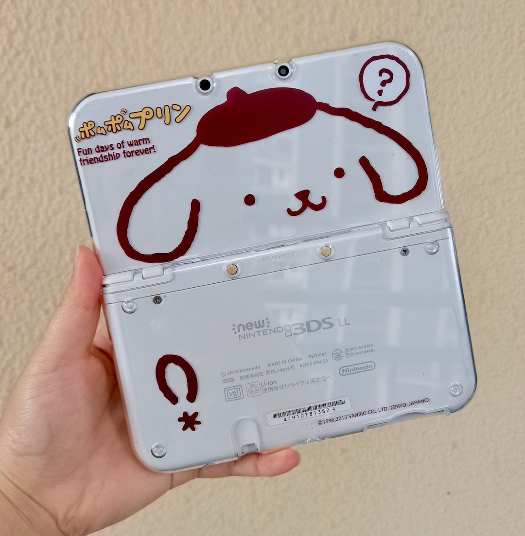 DIY Transparent Sanrio Pompompurin Case 3ds Nds Full Model Handmade ...