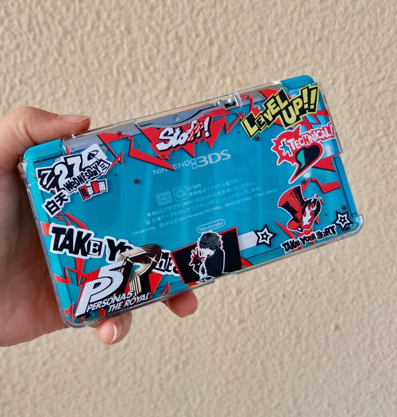 Red Black Comic 3DS XL Case – Phantom Thief Style Protective Cover - Etsy