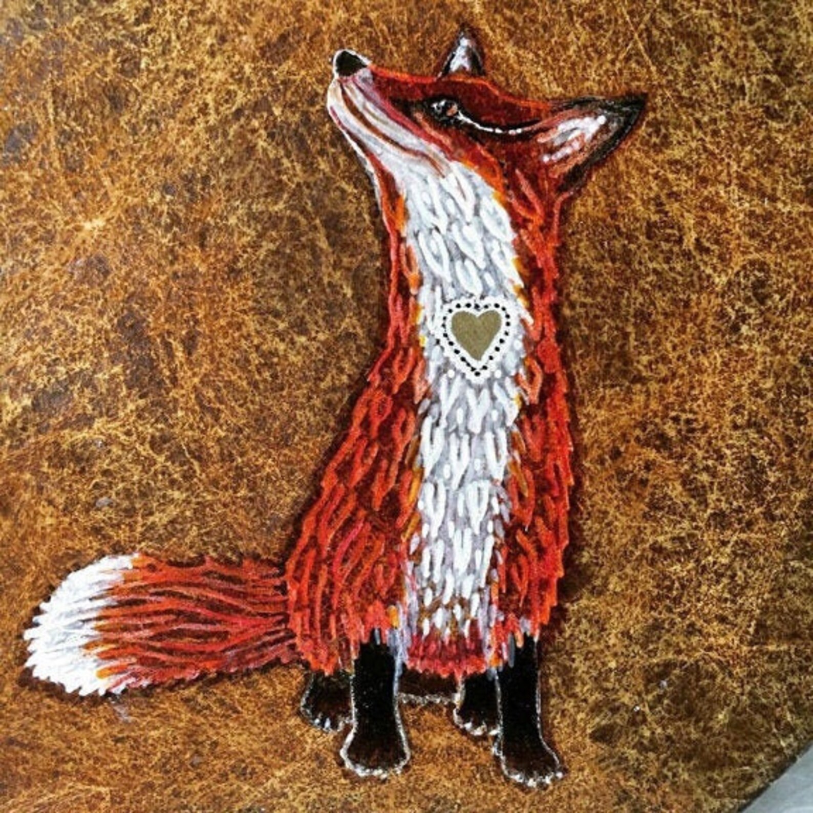 FOX SPIRIT Shamanic Medicine Drum With Signature Symbology Artwork - 14 ...