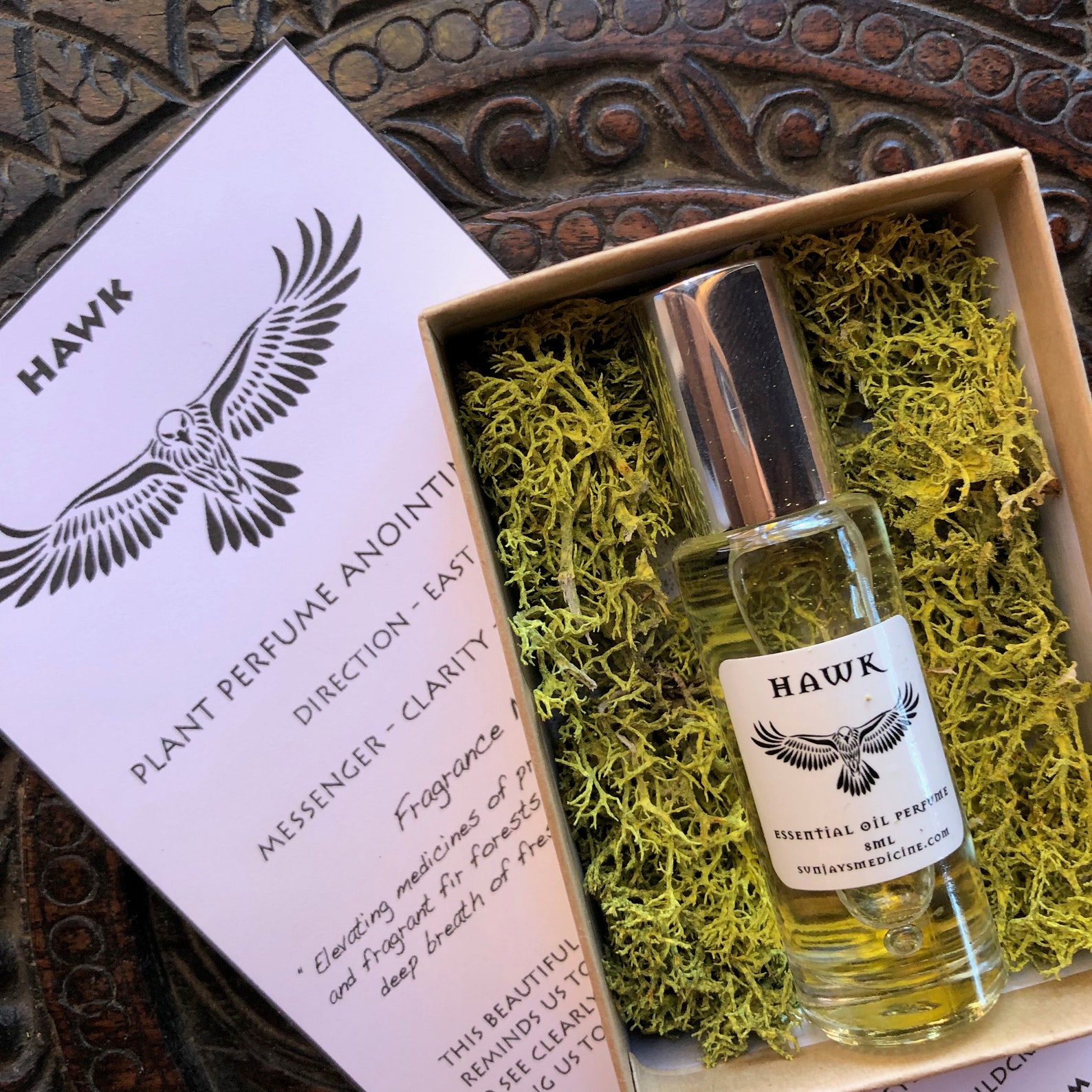 HAWK - Power Animal Plant Perfume Anointing Oil - Totem Pole Collection ...