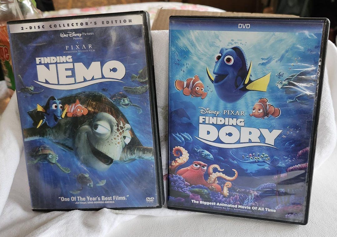 Disney at Its Best! Finding Nemo and Finding Dory DVD Set! - Etsy