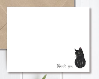Cat Thank You Notes - Etsy