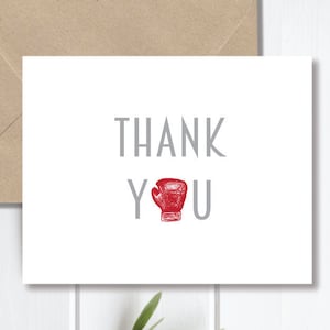 Thank You Cards Boxing Themed Cards Boxing Thank You Cards - Etsy