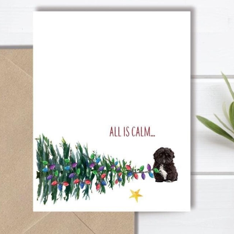 Dog Christmas Cards - Etsy