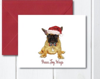 Dog Christmas Cards Holiday Card Set Dogs Dog Stationery - Etsy