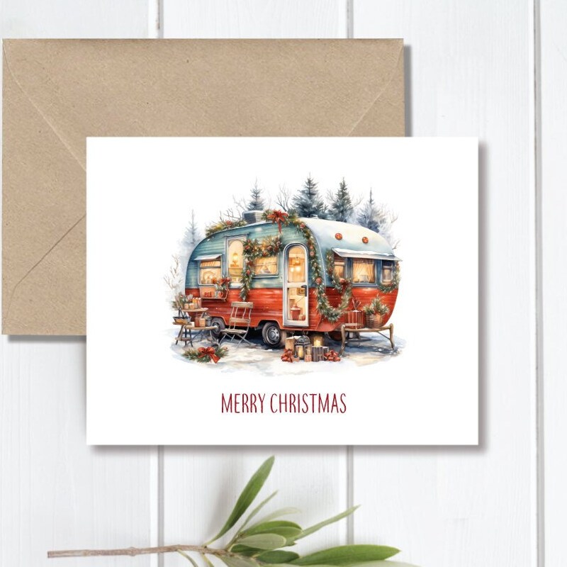 Camper Card - Etsy