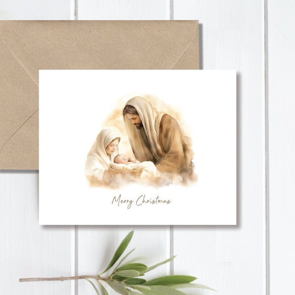 Religious Christmas Cards - Etsy