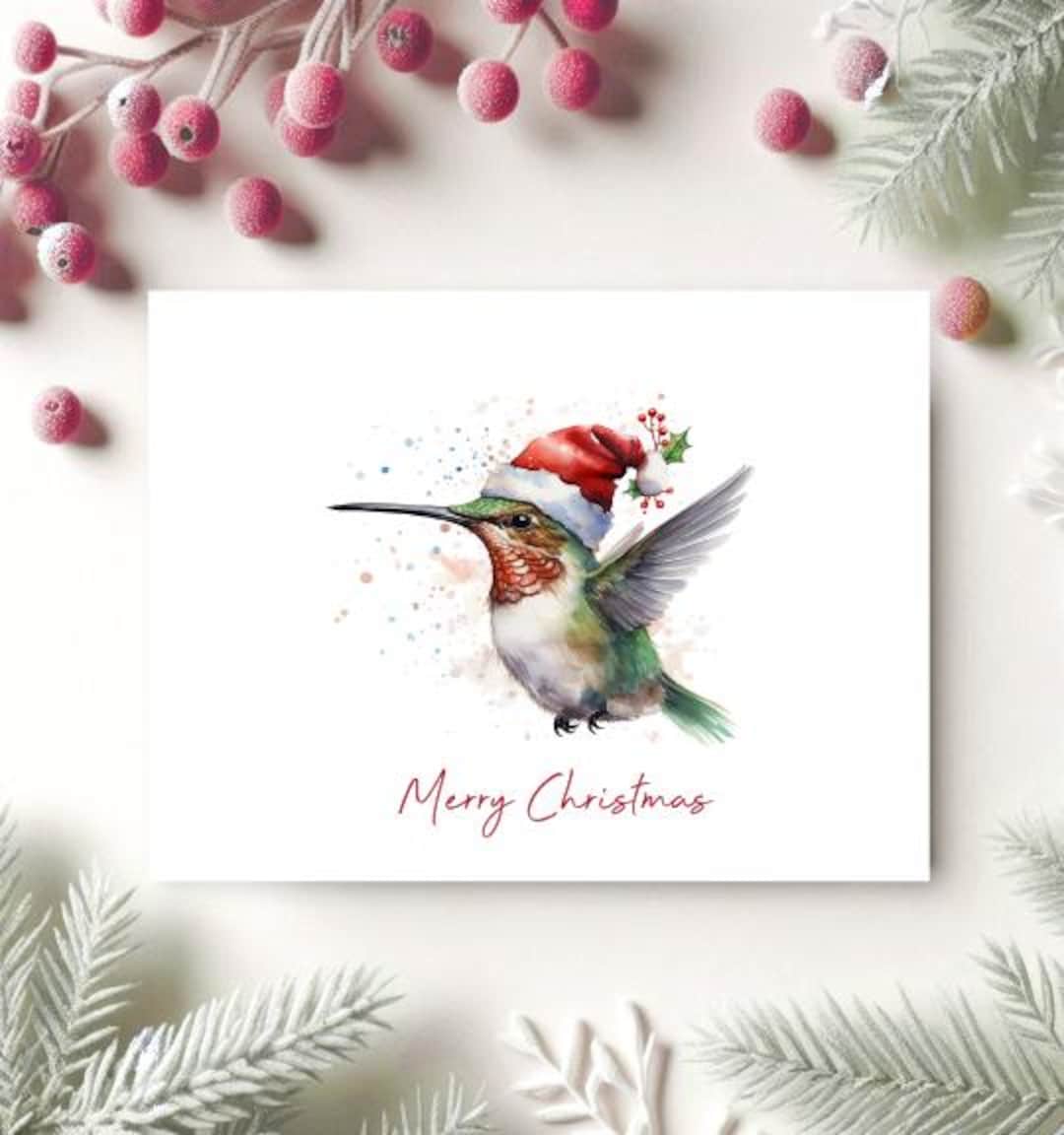 Christmas Cards, Hummingbird Christmas Cards, Christmas Cards, Holiday ...