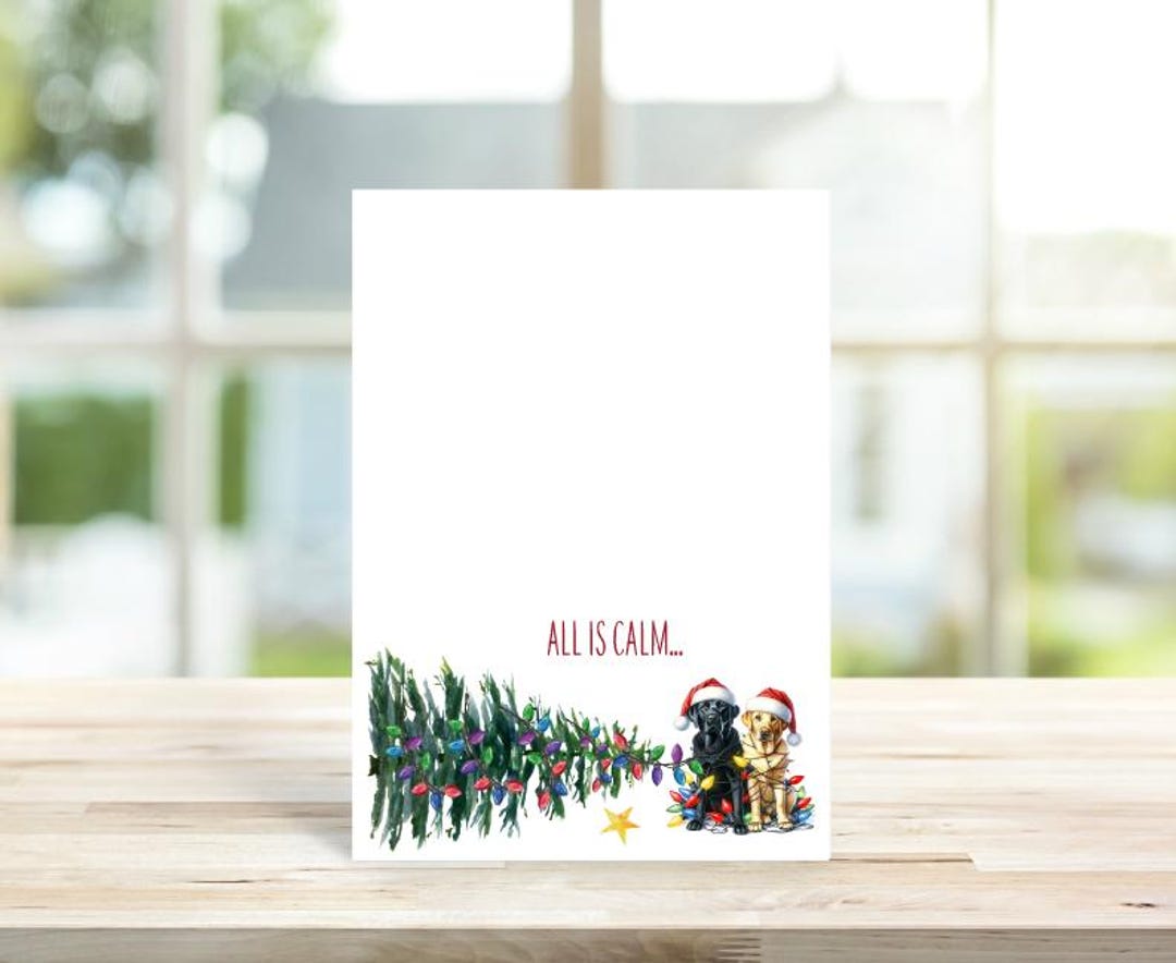 Dog Christmas Cards, Holiday Card Set, Dogs, Dog Stationery, Dog Cards ...
