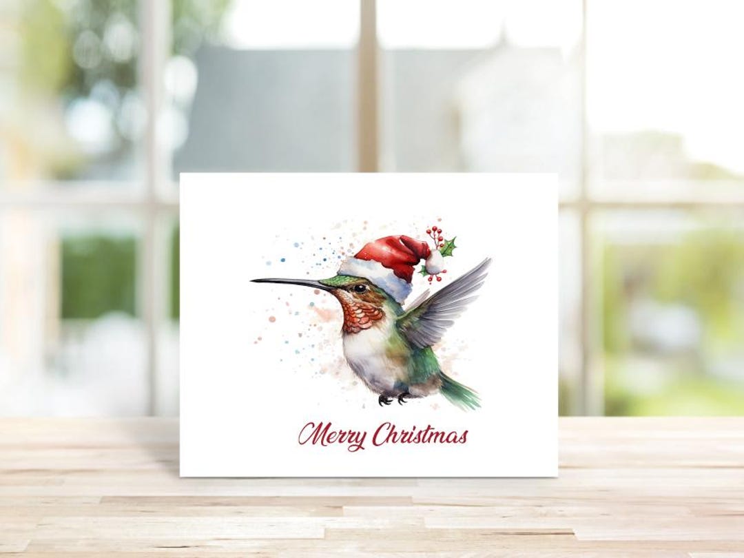 Christmas Cards, Hummingbird Christmas Cards, Christmas Cards, Holiday ...