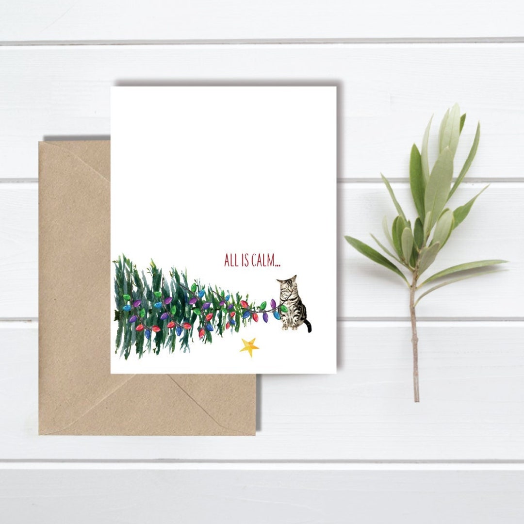 Christmas Cards, Cats, Holiday Cards, Cat Christmas Cards, Christmas ...