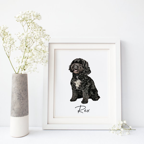 Cockapoo Paintings - Etsy