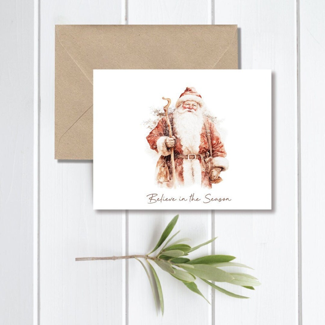 Santa Christmas Cards, Santa Claus, Christmas Cards, Holiday Cards ...