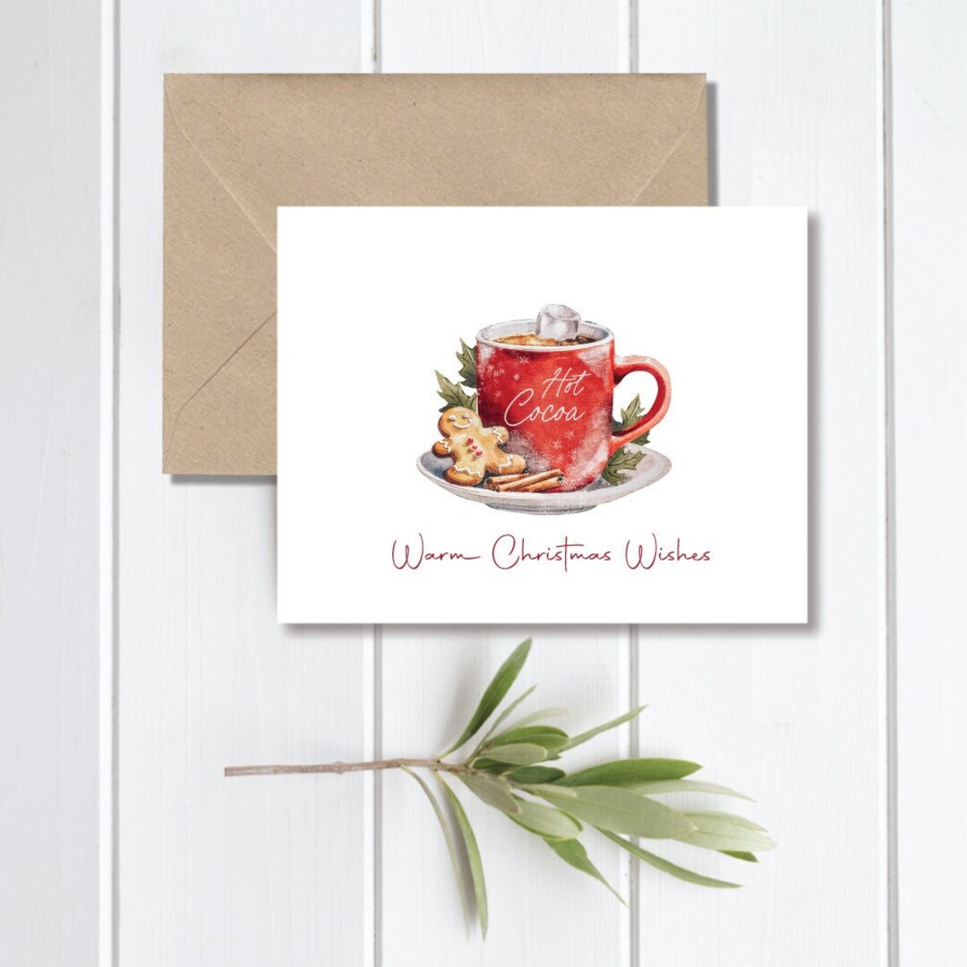 Christmas Cards, Holiday Cards, Hot Chocolate, Candy Canes, Christmas ...