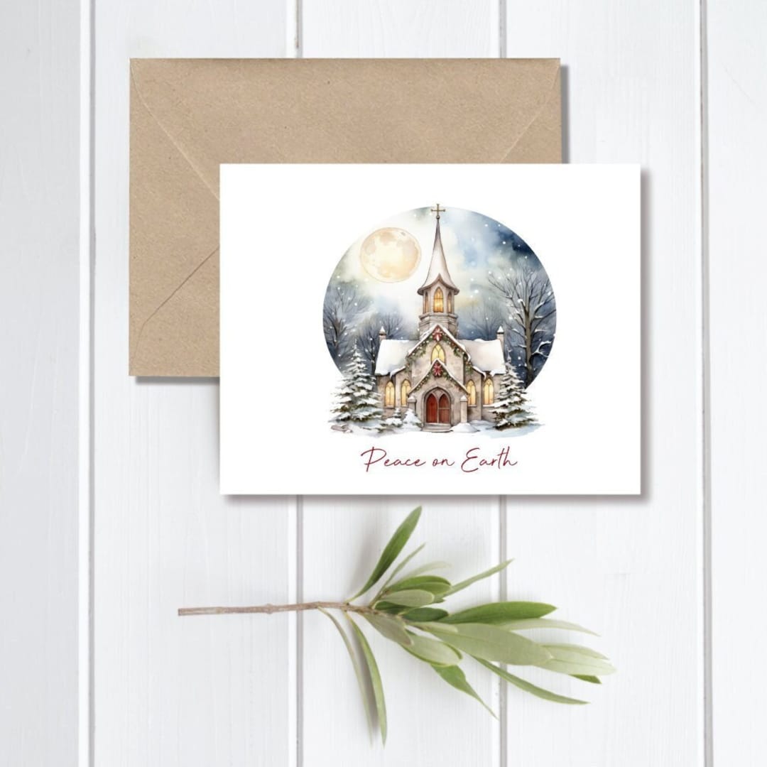 Christmas Cards, Church, Church Christmas Cards, Religious Christmas ...