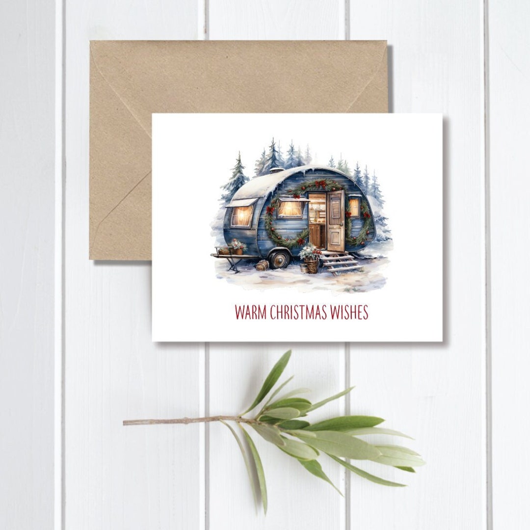 Christmas Cards, Camping, Camping Christmas Cards, Holiday Cards ...