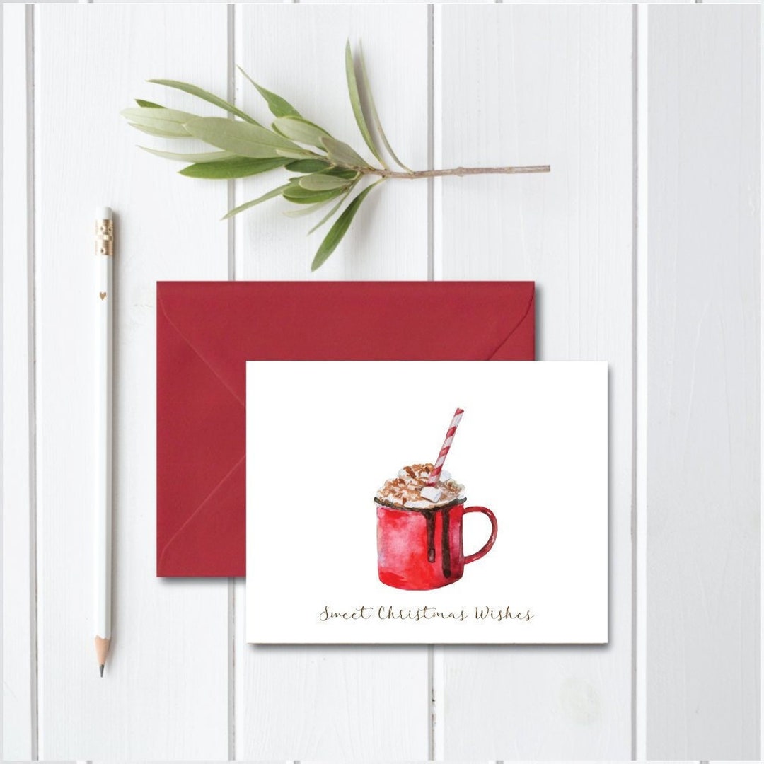 Christmas Cards, Holiday Cards, Hot Chocolate, Candy Canes, Christmas ...
