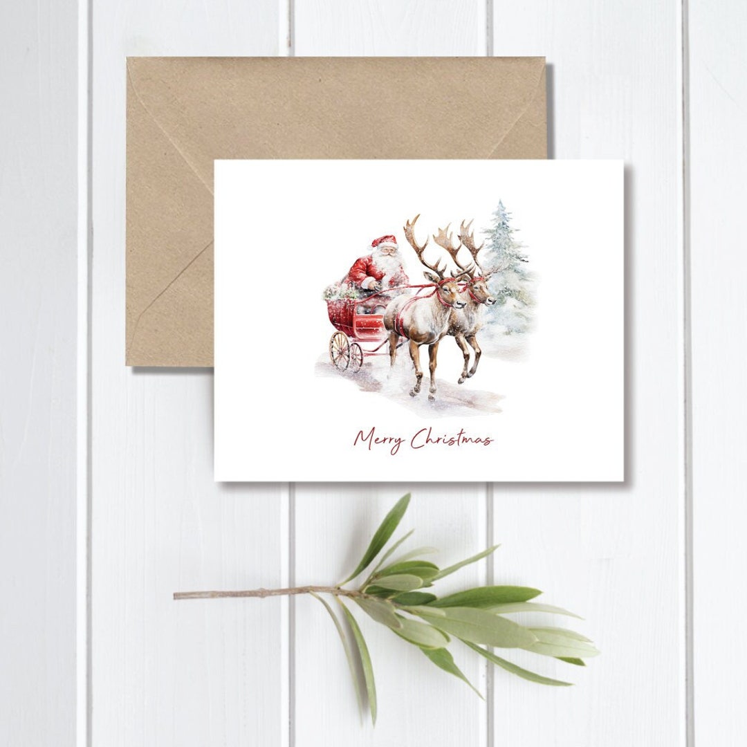 Santa Christmas Cards, Santa Claus, Christmas Cards, Holiday Cards ...