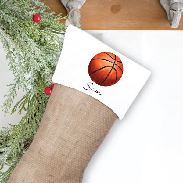 Basketball Stocking - Etsy