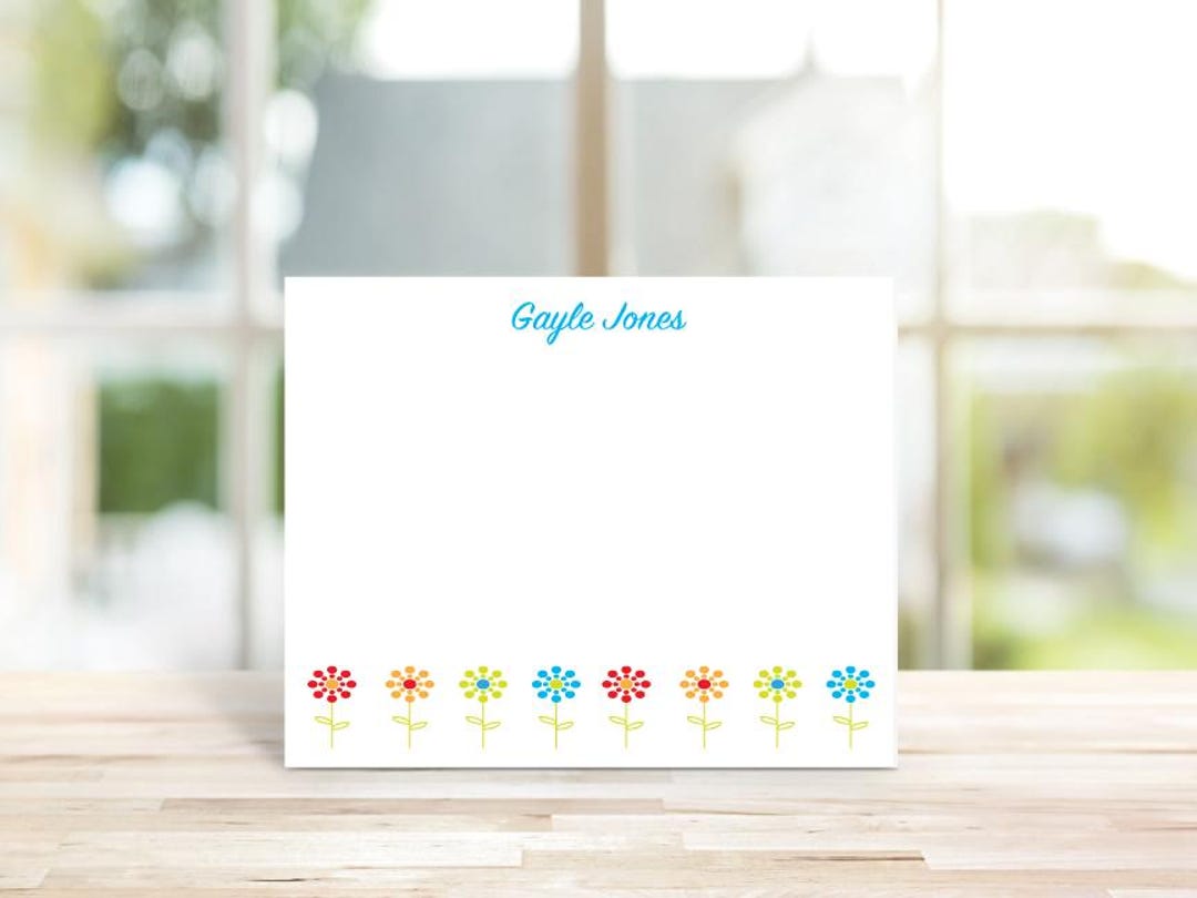 Gerber Daisy Note Cards, Flower Note Cards, Note Cards, Thank You Notes ...