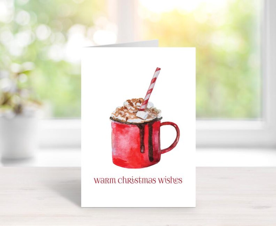 Christmas Cards, Holiday Cards, Hot Chocolate, Candy Canes, Christmas ...