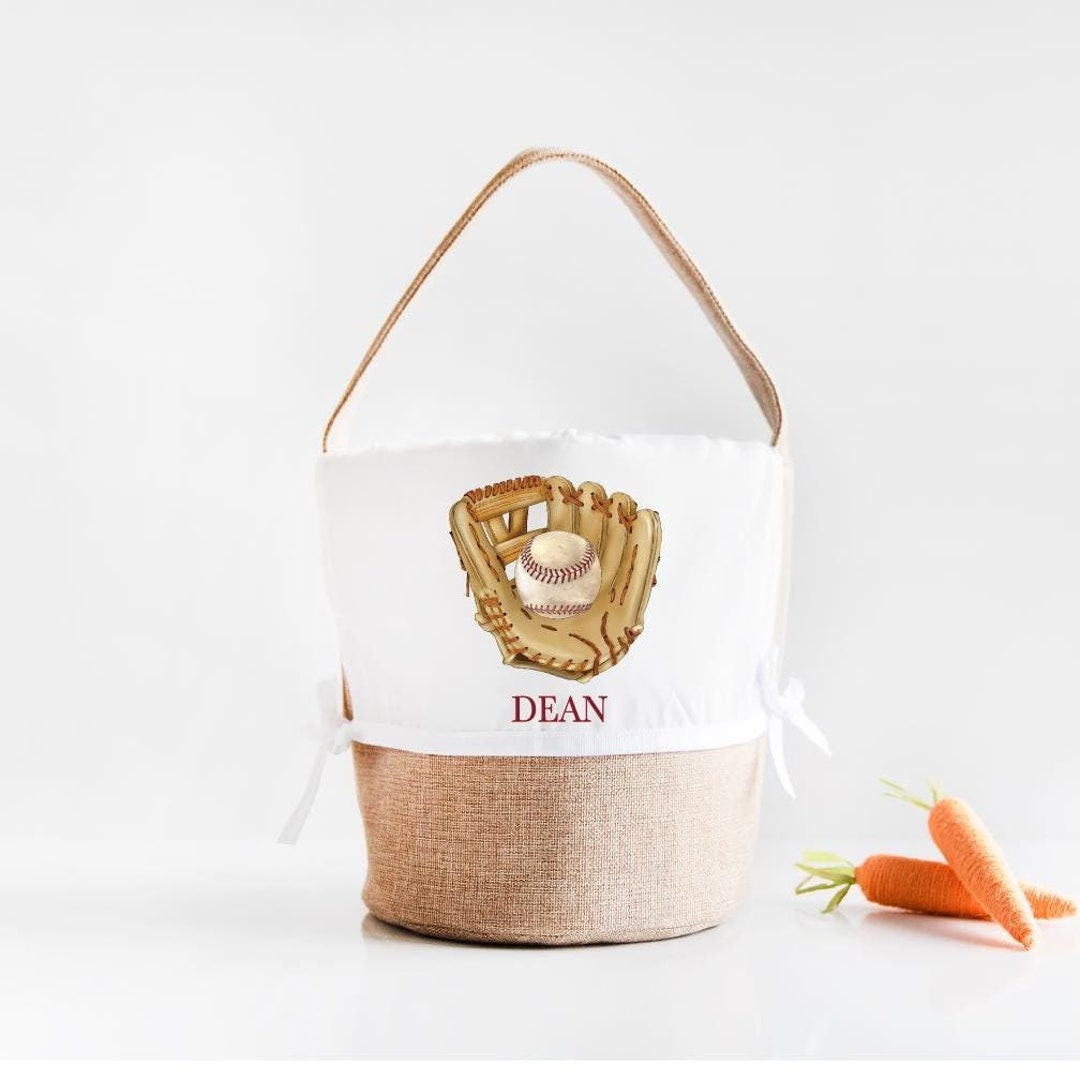 Easter Basket, Easter Basket for Baseball Player, Personalized Easter ...