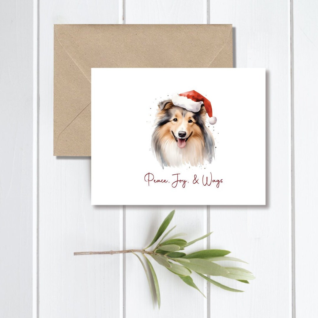 Christmas Cards, Holiday Cards, Dog, Dogs, Dog Christmas Cards, Sheltie ...
