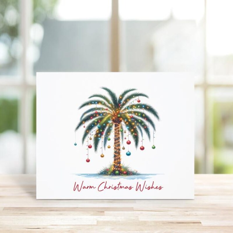 Handmade Beach Theme Christmas Cards - Etsy